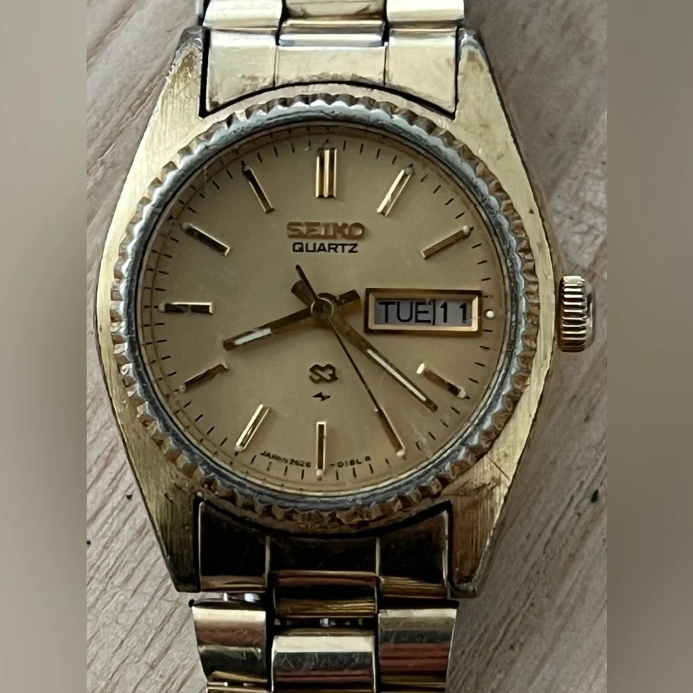 Seiko | Accessories | Seiko Sq Ladies Watch Vintage Gold Plated Marked ...